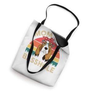 Basset-Hound Gifts Mom Of A Basshole Funny Womens Tote Bag