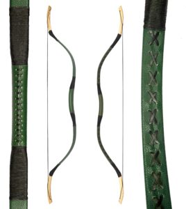 af archery turkish recurve bow, 53" traditional horse bow, mounted archery and precision shooting,suitable for entry into adults youth beginners enthusiasts and hunting, 35lbs