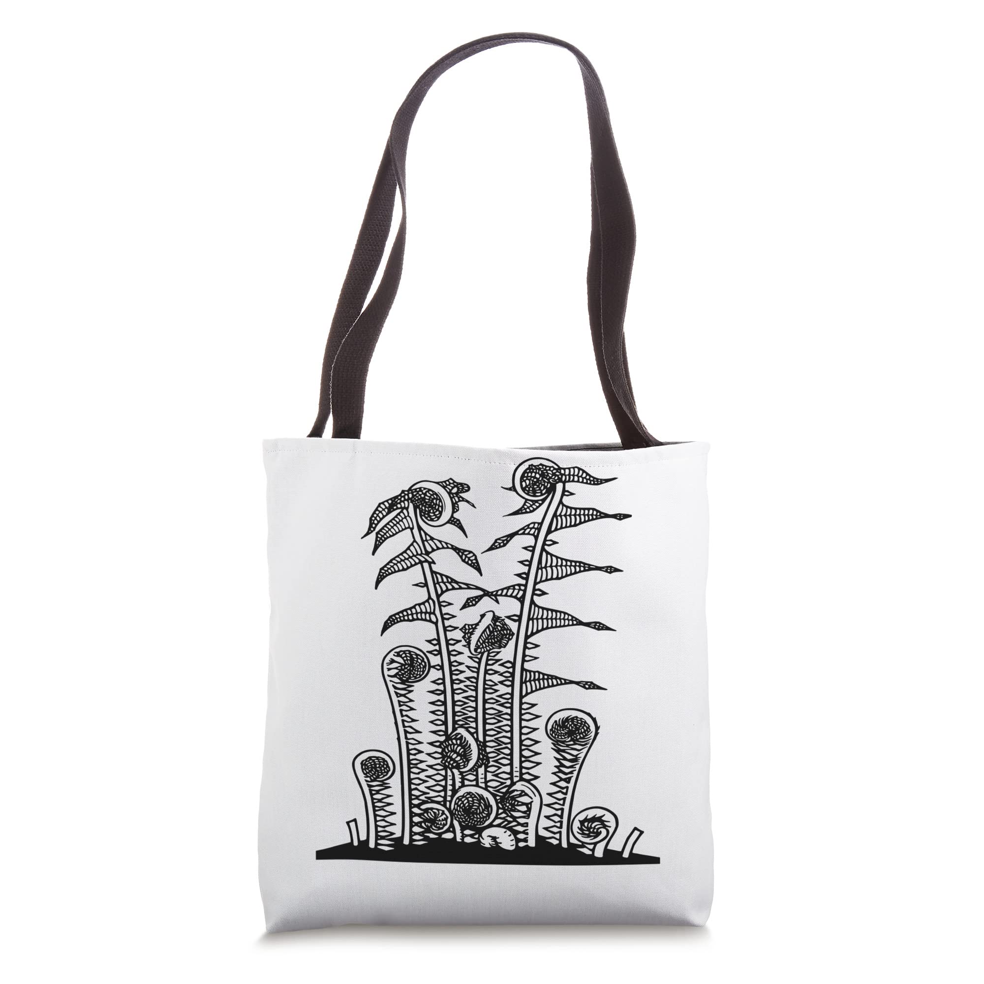 Fern Fiddlehead Tote Bag