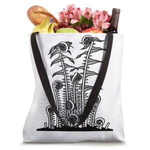 Fern Fiddlehead Tote Bag