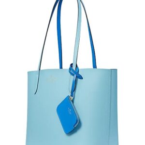 Kate Spade Ava Leather Reversible Tote (Fountain Blue)