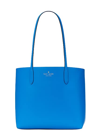 Kate Spade Ava Leather Reversible Tote (Fountain Blue)