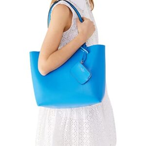 Kate Spade Ava Leather Reversible Tote (Fountain Blue)