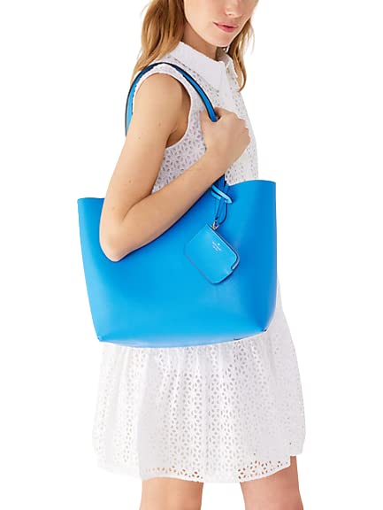 Kate Spade Ava Leather Reversible Tote (Fountain Blue)