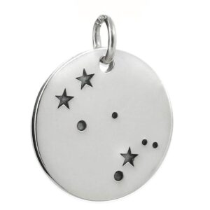 gemini charm - 925 sterling silver - stars pendant zodiac constellation new