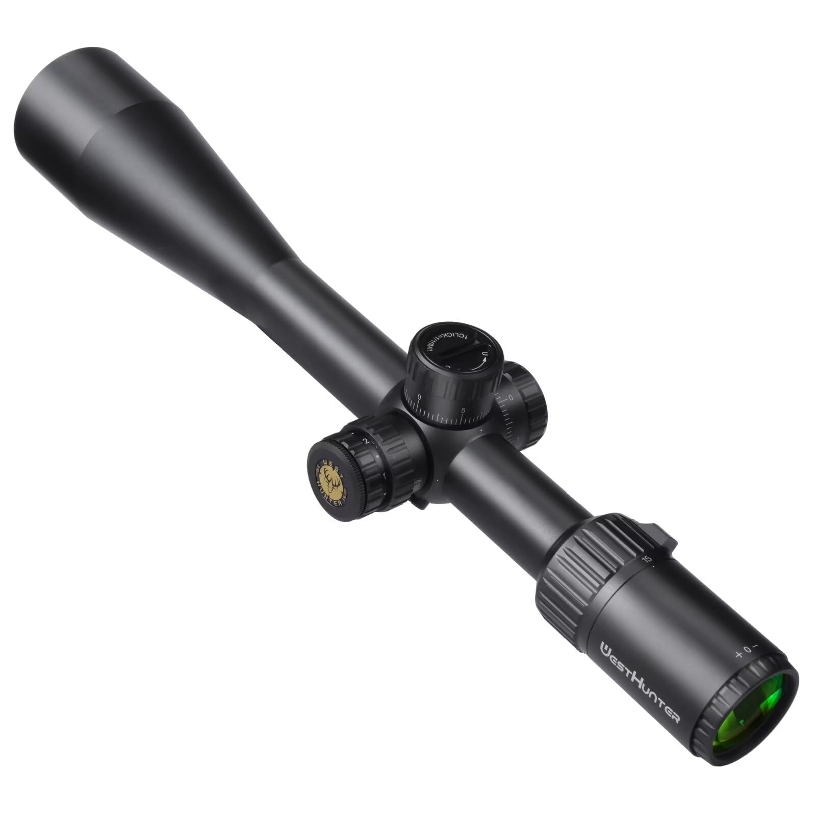 WestHunter Optics TD-S 10-40x50 SFIR Long Range 1/10 MIL Precision Riflescope | Picatinny Shooting Kit B