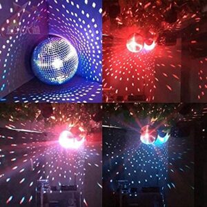 8" Mirror Disco Ball - Cool and Fun Hanging Party Disco Ball for Big Party Decorations, Party Design、Decorate (8 inch, Gold)