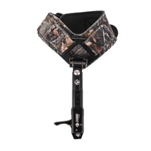 lwano archery compound bow release aids trigger with foldback design (camo)