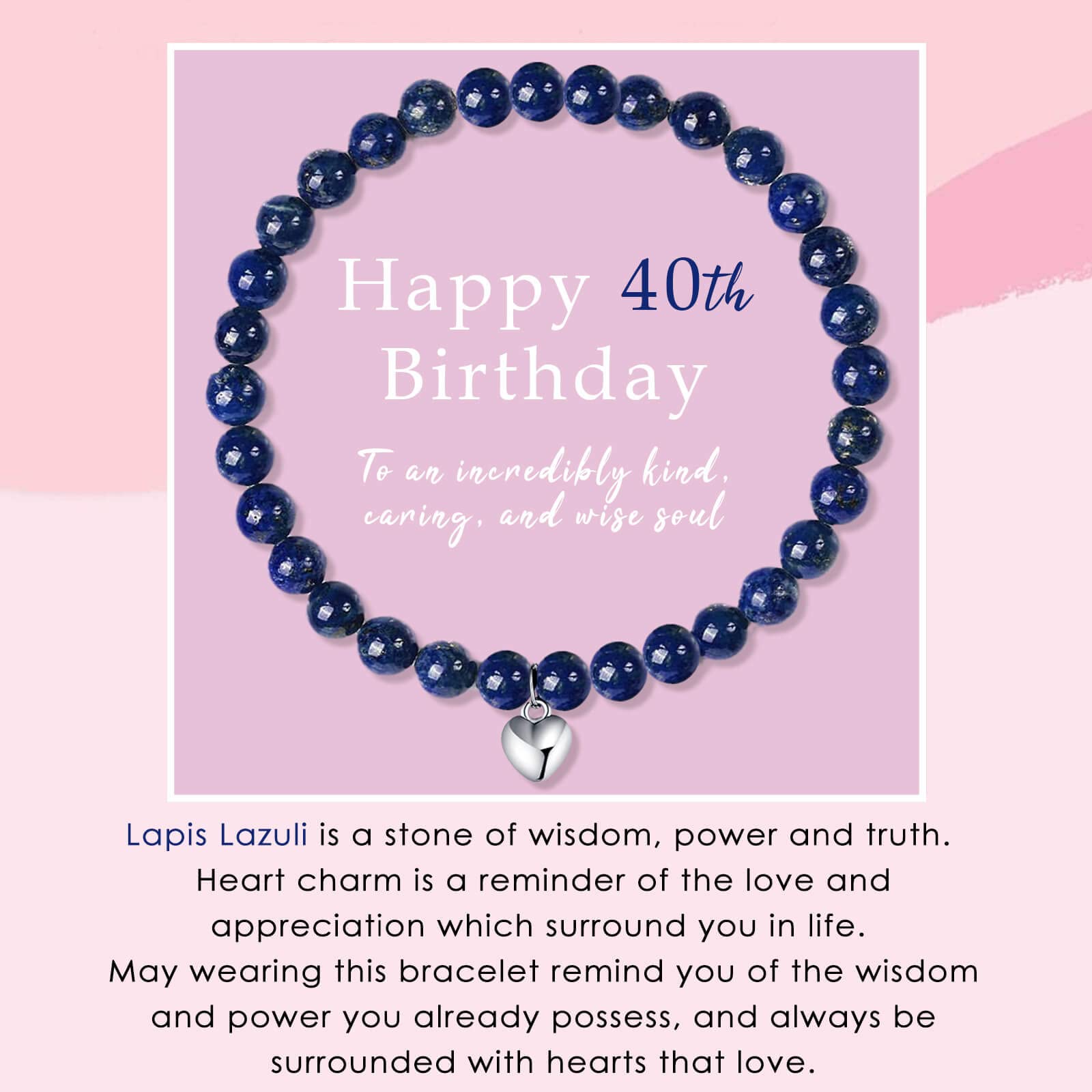 Diosky 40th Birthday Gifts Women, 40 Year Old Birthday Gifts for Women, Birthday Gifts Ideas for Women, Her, Mom, Wife, Sister, Friend