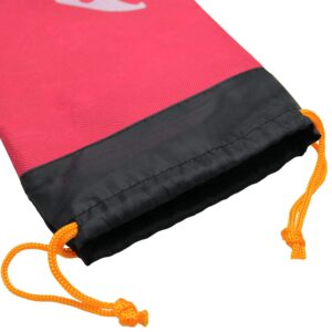 Tent Peg Bag ZZHXSM Red 35cm Camping Portable Tent Pile Bag Outdoor Camping Equipment Tools Wind Rope Nail Storage Pouch Cover Case