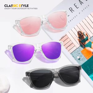 ELITERA Sunglasses Men/Women Polarized Sunglasses for Mens Womens Retro Mirror Lens for Driving Fishing UV400 Protection