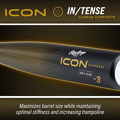 Rawlings | ICON Baseball Bat | 2023 | BBBCOR | -3 | 32"