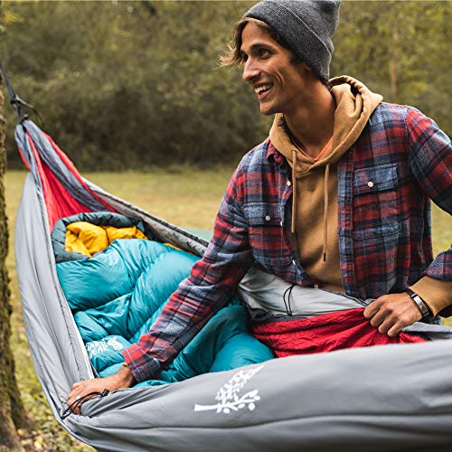 Wise Owl Outfitters Camping Hammock and Hammock Underquilt - Double Hammock with Underquilt, Camping Accessories for Camping, Hiking, and Backpacking