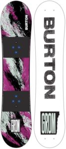 burton grom purple kids snowboard 130cm