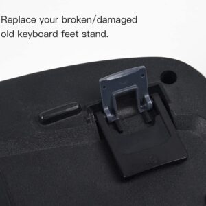 2PCS Keyboard Stand Feet Legs Replacement for Logitech K350 MK550 MK570 Wireless Wave Keyboard Accessories, Logitech K350 MK550 MK570 Keyboad Stand Clips