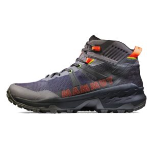 mammut sertig ii mid gtx - men's dark titanium/vibrant orange 13