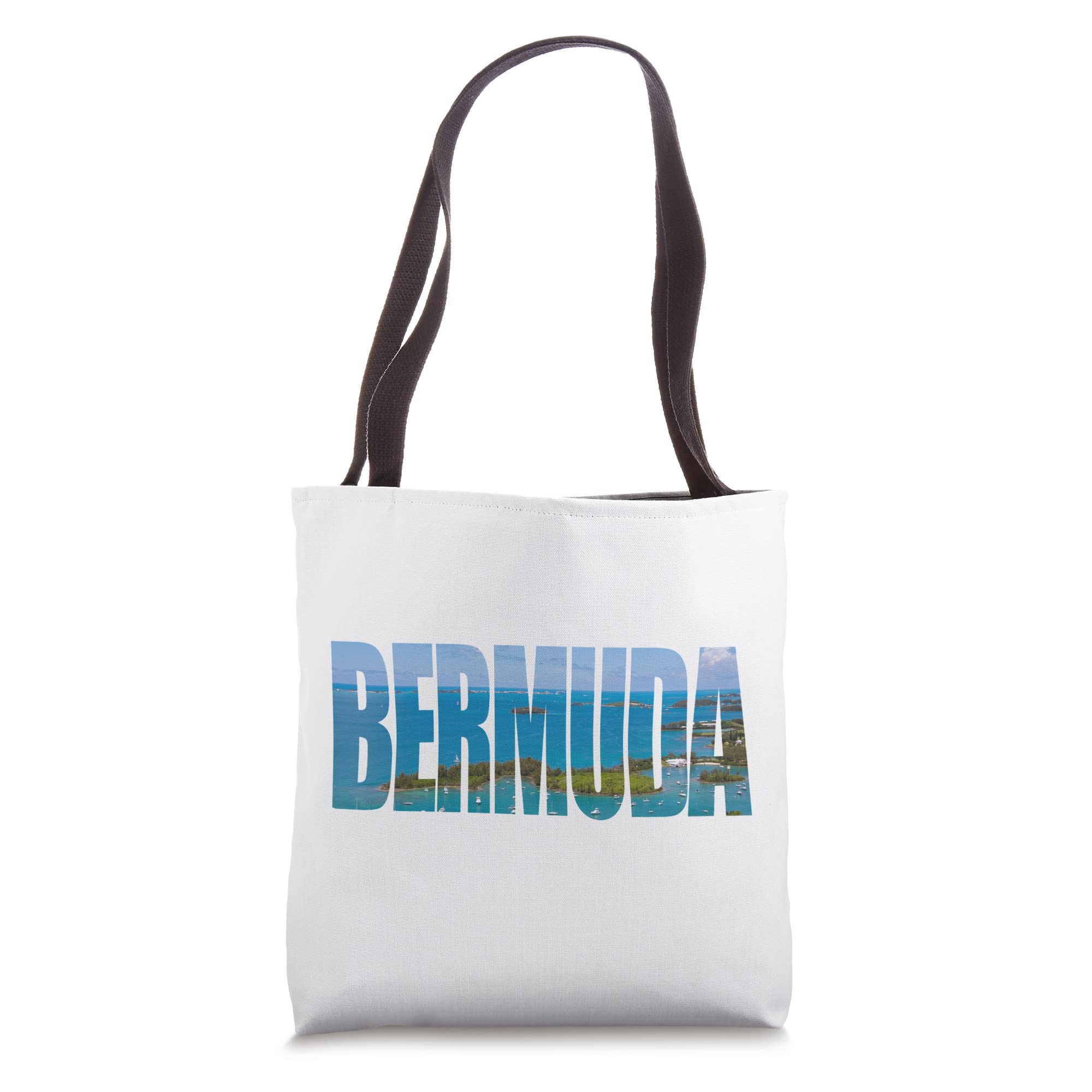 Bermuda Beach Boats Ocean Sand Summer Keepsake Souvenir Tote Bag