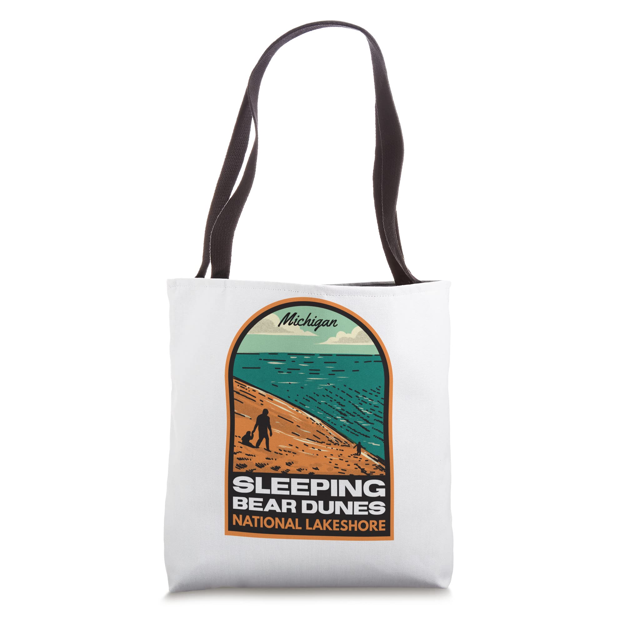 Sleeping Bear Dunes National Lakeshore Michigan Vintage Tote Bag