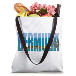 Bermuda Beach Boats Ocean Sand Summer Keepsake Souvenir Tote Bag