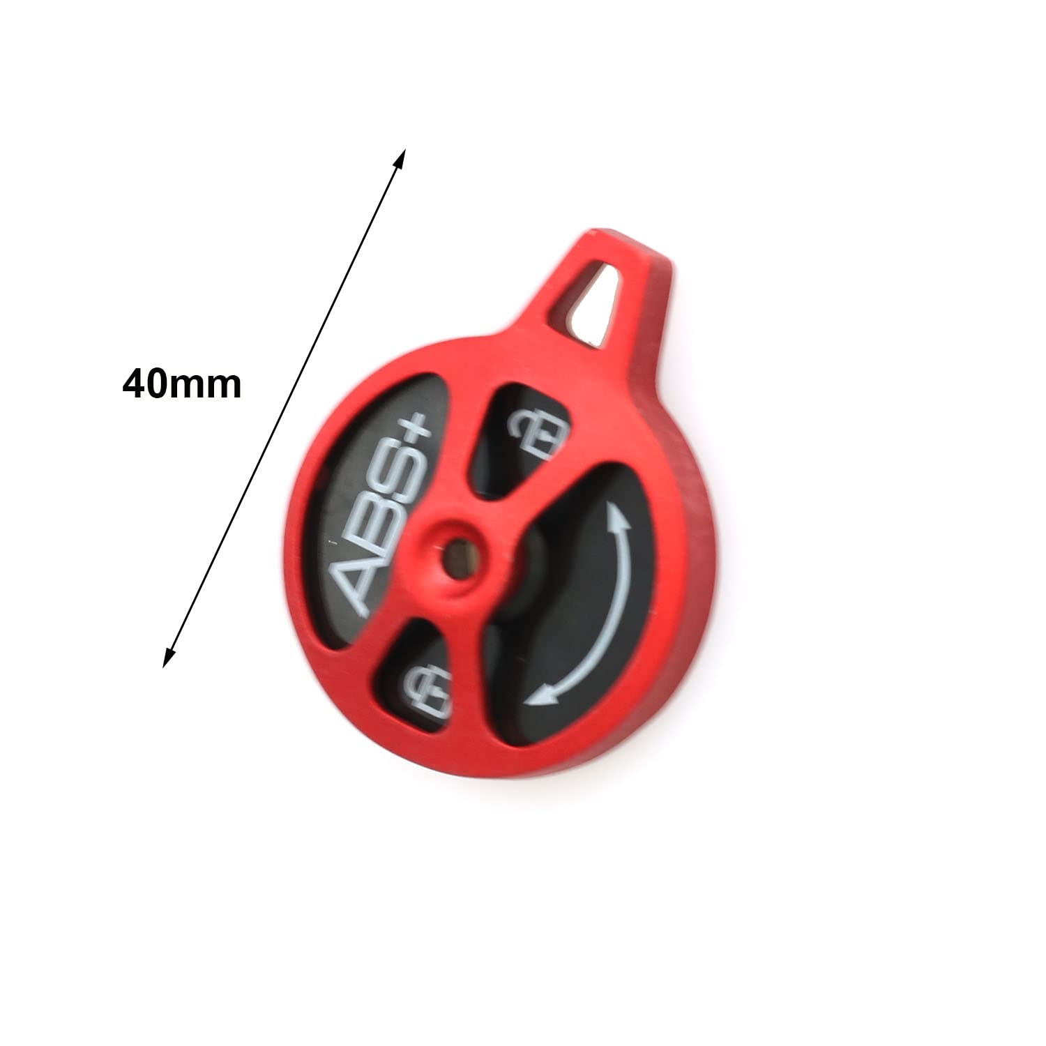 heyous Bike Fork Lock Cap Bicycle Fork Supension Lock Cover Red Aluminum Shoulder Control Damper Fork Speed Lock Cover Bicycle Accessories