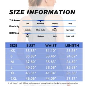 Black Racerback Tank Tops for Womens Golf Polo Shirts Sleeveless Summer Lightweight Moisture Wicking Tennis Shirts Apparel