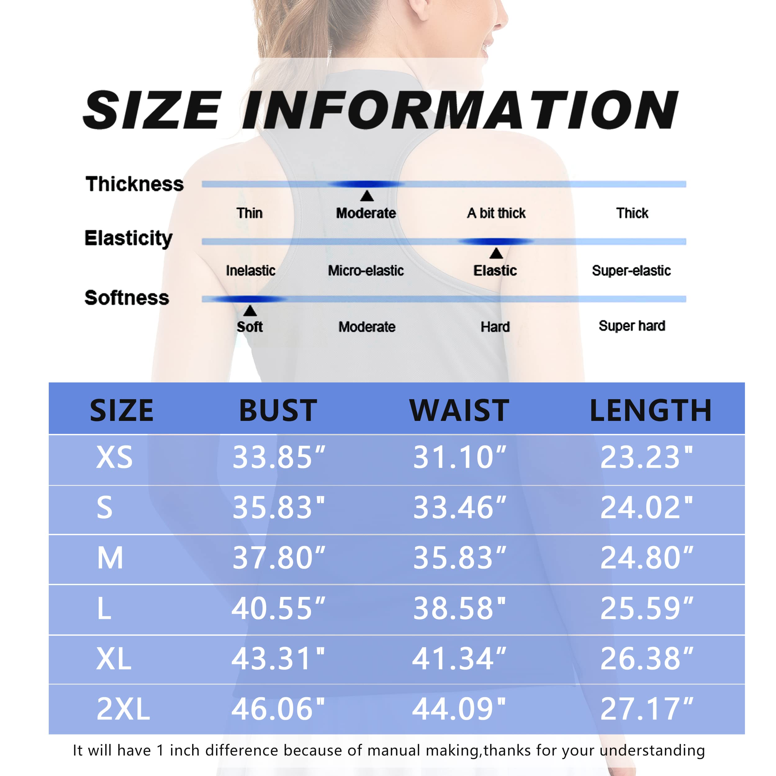 Black Racerback Tank Tops for Womens Golf Polo Shirts Sleeveless Summer Lightweight Moisture Wicking Tennis Shirts Apparel