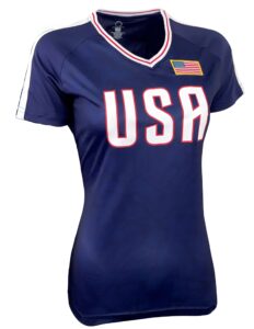 women's u.s shirt, uswnt player t shirt blue, official us womens national soccer team association usa flag tee top alex mor