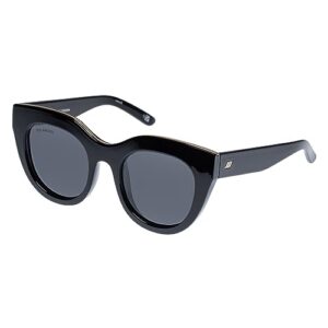 le specs women's air heart sunglasses black polarized