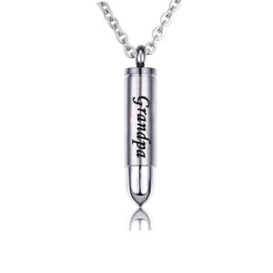 memorialu celtic cross bullet urn necklaces for ashes cremation jewelry stainless steel keepsake memorial pendant