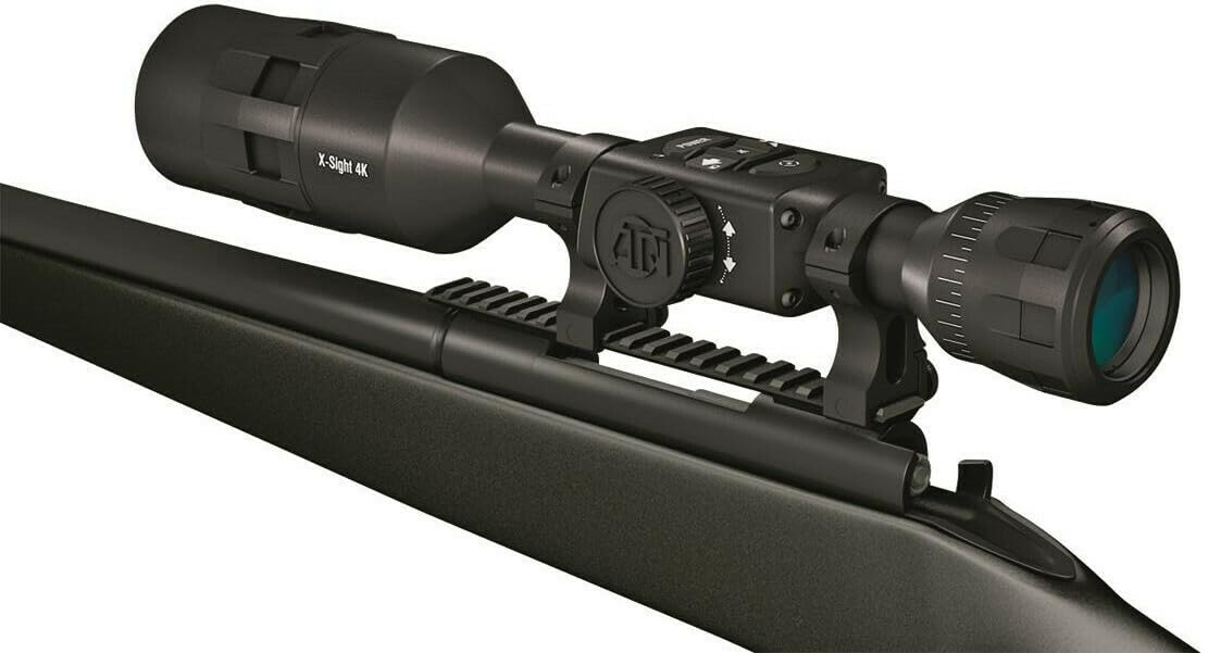 ATN X-Sight-4k Pro 5-20x Smart Day/Night Hunting Riflescope with Full HDVid Bundle with Weapon Kit (2 Items)