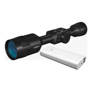 atn x-sight-4k pro 3-14x smart day/night hunting riflescope with full hdvid bundle with weapon kit (2 items)