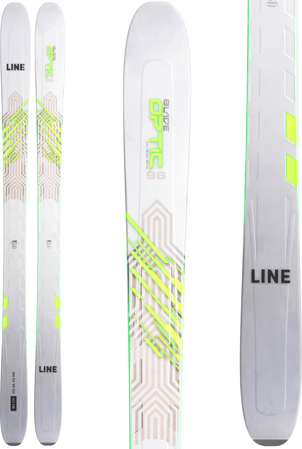 Line Blade Optic 96 Skis Mens Sz 177cm