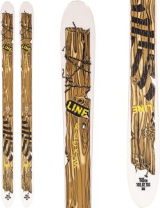 line ruckus mens skis 145cm