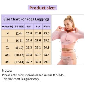 SINBRLAI Women's 3pcs Seamless Workout Outfits Sets, Yoga Sportswear Tracksuit Leggings and Stretch Sports Bra Fitness