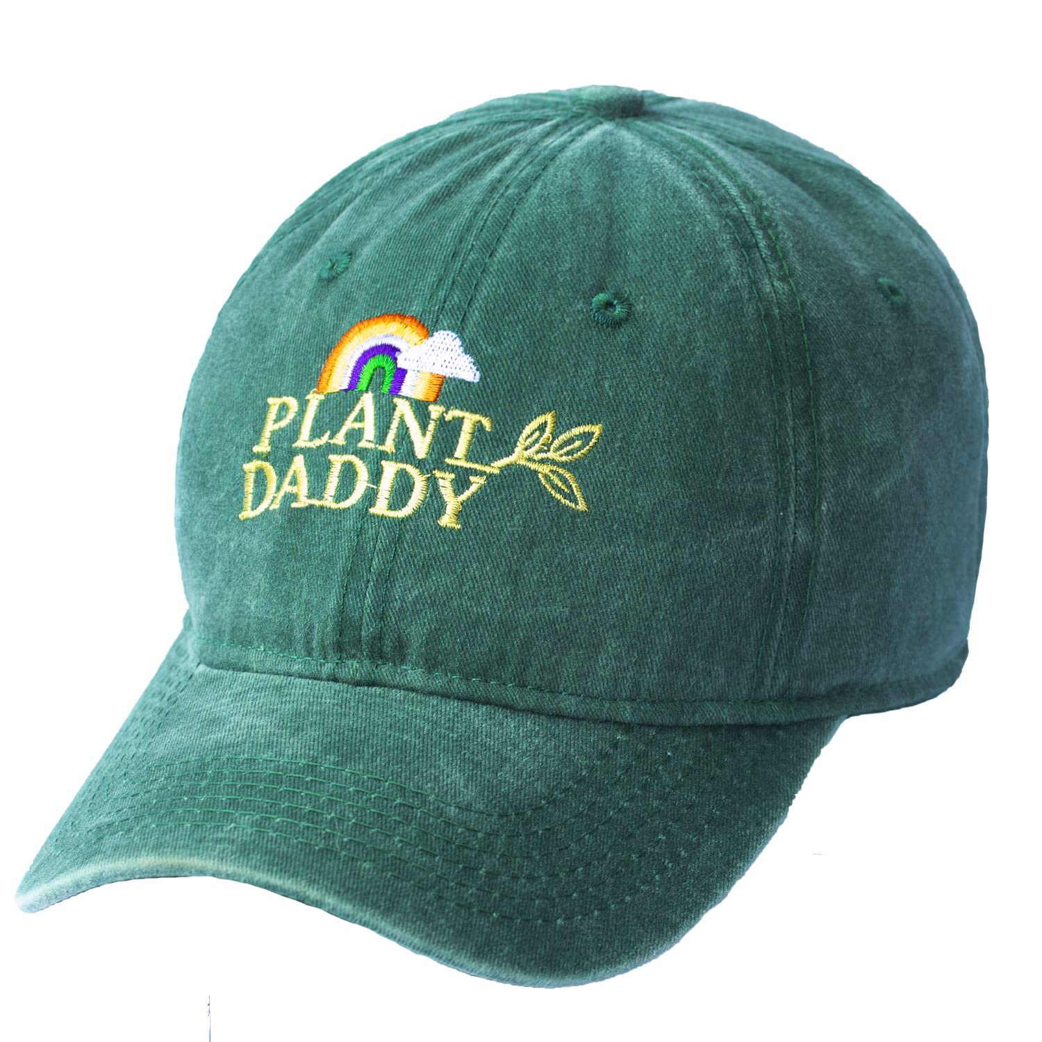 GNAHZNUXNAIX Plant Daddy Dad Hat, Green Garden Hat for Men Embroidered Baseball Cap