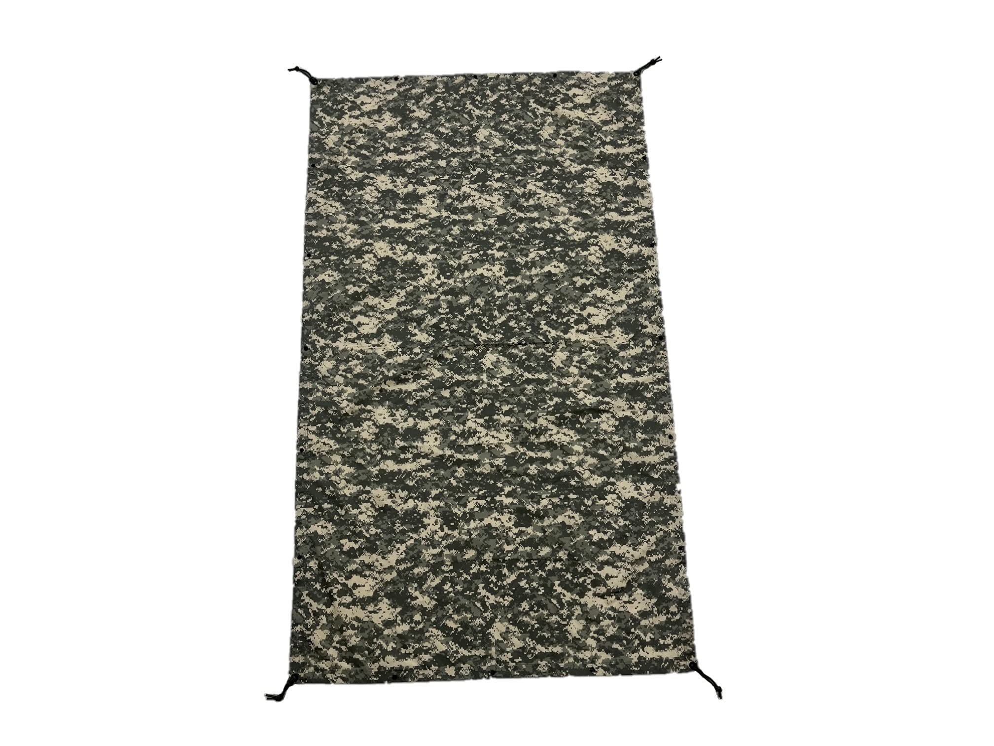 Redfeather Interlink Camo Tarp - 100% Waterproof Heavy Duty Nylon Cover, Shelter & Tent Footprint - Made in The USA