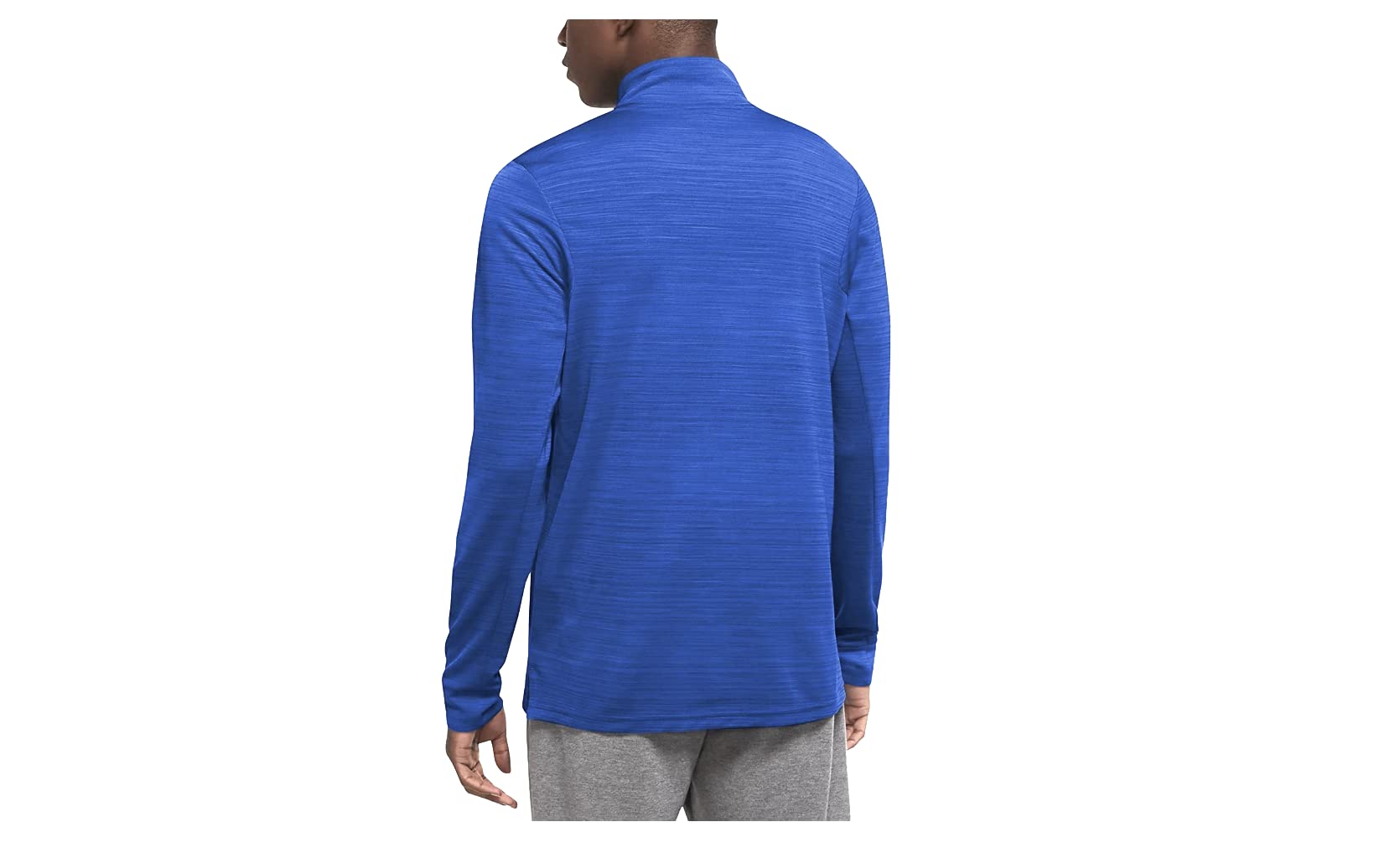 Nike Men’s Breathe Superset Game Royal Blue ¼ Zip (Quarter Zip) Training/Running Lightweight Long Sleeve Baselayer Shirt, Black Swoosh, Dri-Fit Wicks Moisture, Style CZ1212/Color 480, Size Small