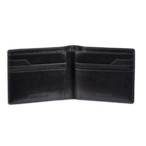 Cole Haan Men's RFID Slim Billfold Wallet, Black Stitch, One Size