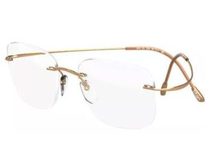 silhouette tma must collection 5515/cr gold 54/21/0 unisex eyewear frame