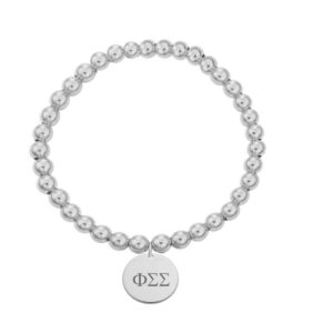 Sorority Things Phi Sigma Sigma Bracelet Sorority Stretched Beaded Bracelet