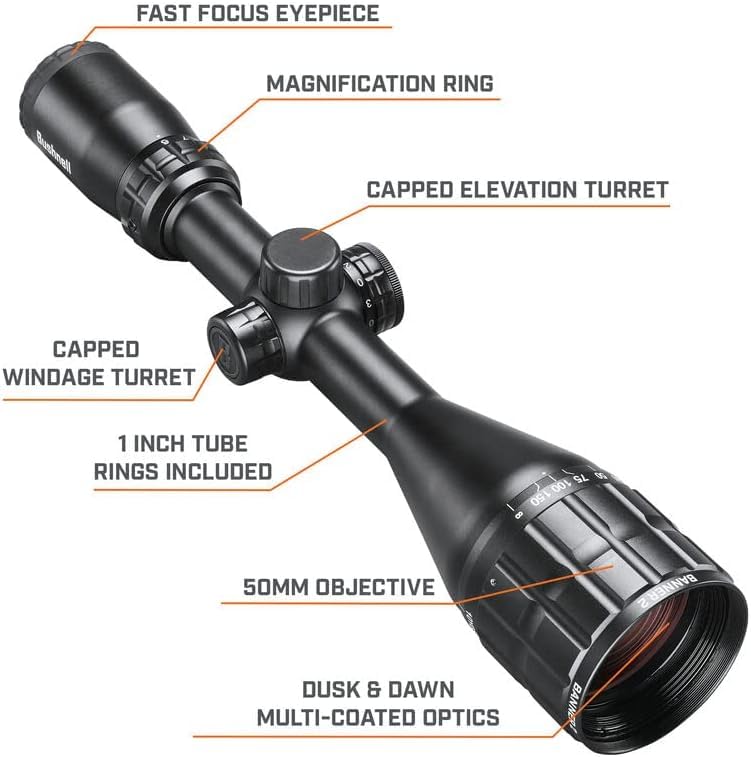 Bushnell Banner 2 Hunting Riflescopes DOA Quick Ballistic Reticle (Illuminated, 6-18x50)