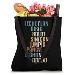 Filipino Delicious Delicacy Culture Filipino Tote Bag