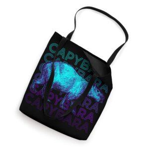 Capybara Retro Tote Bag