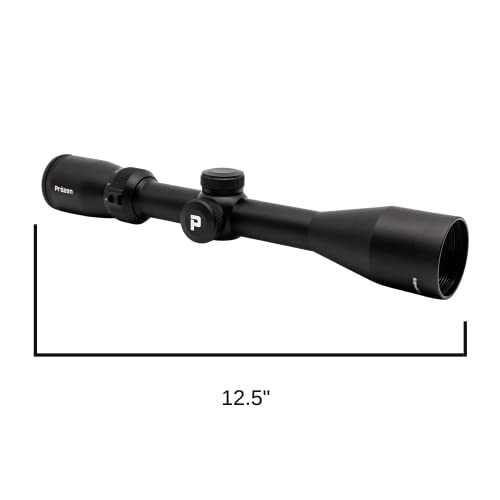 Prazen Optics Ridgesite Riflescope, Second Focal Plane, Fully Multi Coated Lens', IPX7 Waterproof, Capped Turrets, Premium Quality Scope (MDR Reticle, 4-12x40)…