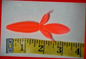 fluorescent pink 50-3.5" sweet beavers style plastic bass fishing tackle ~ lures~ swimming lures bait fishing equipment lifelike fishing lure kit