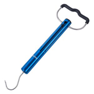 goture aluminum tubular spring scale, tube fishing scale, hanging spring scales with hook 25lb/50lb