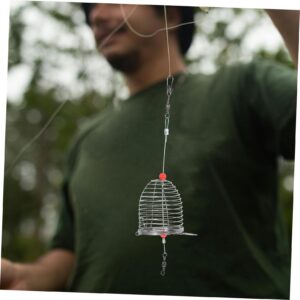 Fishing Accessories Metal Basket 10 PCS Carp Feeder Bait Feeder Stainless Steel Lure Fishing Cage Fishing Tackle Bait Holder Fishing Accessories Metal Basket