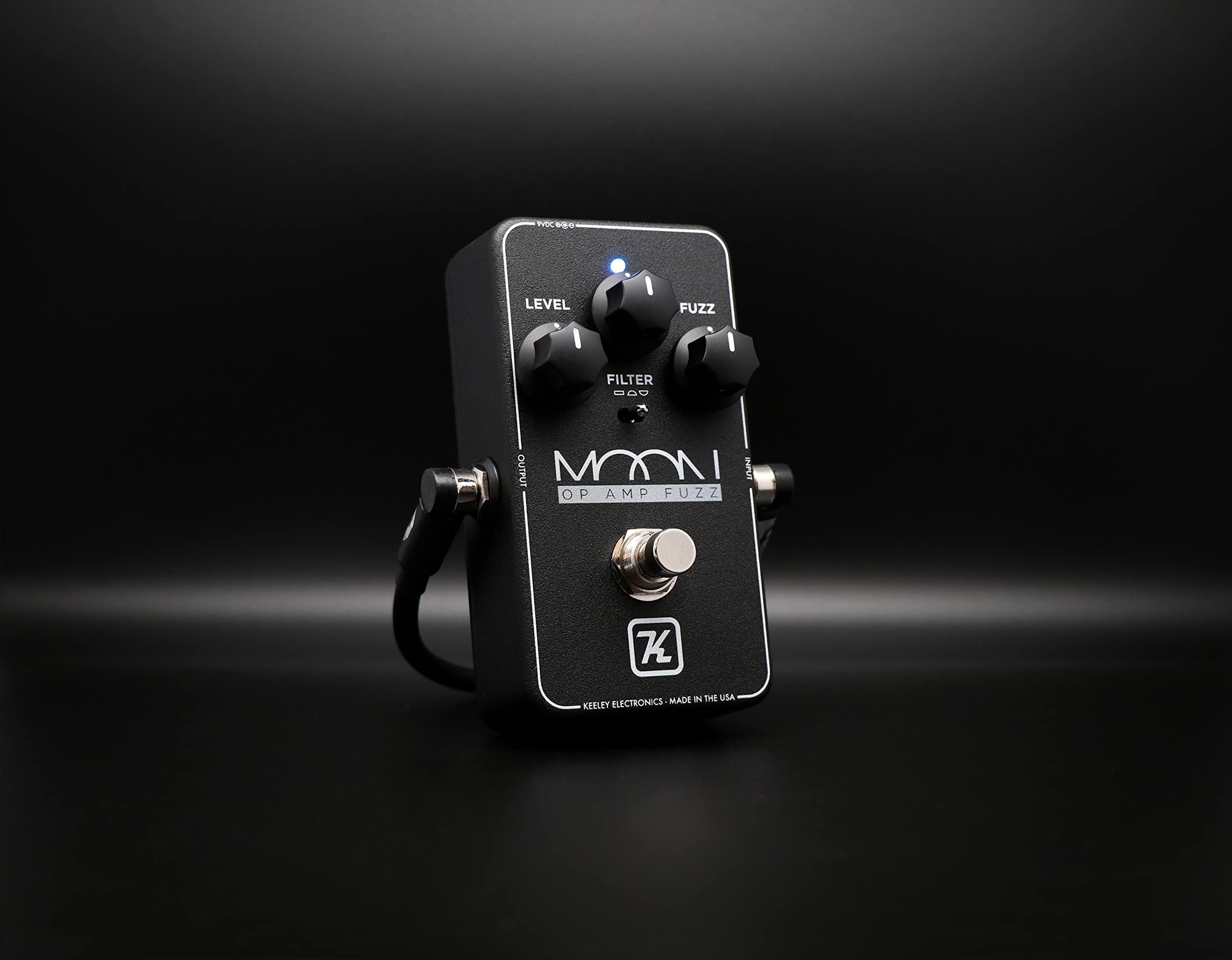 Keeley Electronics Moon Op Amp Fuzz Pedal, Black