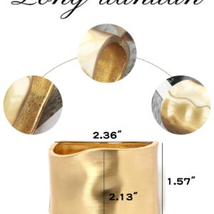 Long tiantian Gold Bracelets for Women Gold Cuff Bracelets for Women Chunky Bangle Bracelet Gold Jewelry for Women Pulseras para Mujer