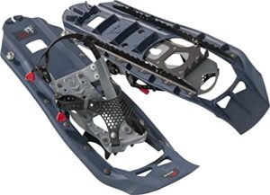 msr evo trail snowshoes, 22 inch pair, midnight